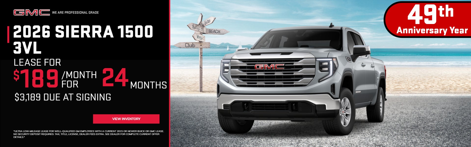 2026 GMC SIERRA LEASE OFFERS | Bob Jeannotte Buick GMC Specials ...